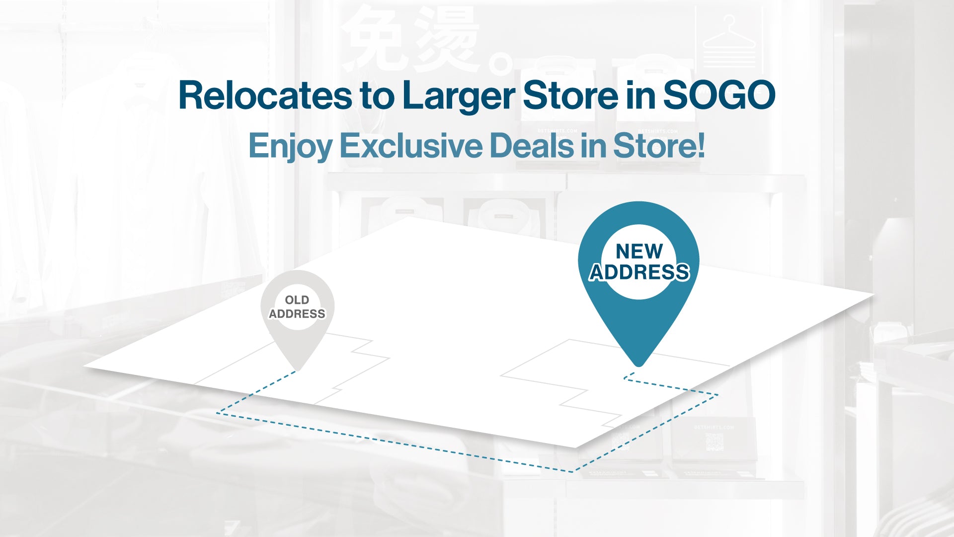 DETERMINANT Relocates to a Larger Store in SOGO. Enjoy Exclusive Deals